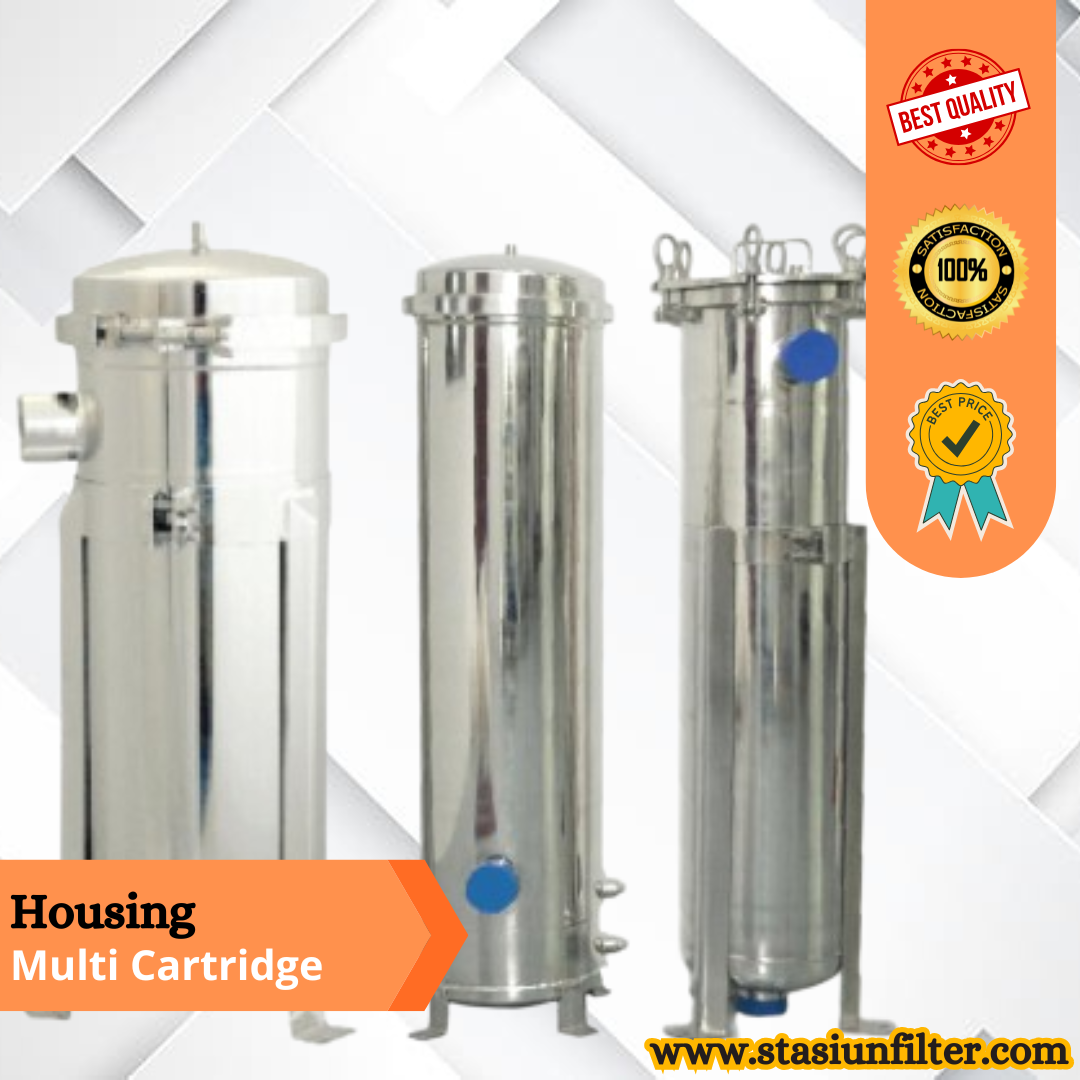 SS316 Housing Multi Cartridge Filter - STASIUN FILTER INDONESIA